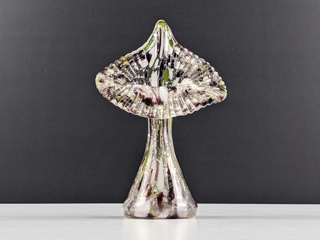 Victorian Bohemian Spangle Spatter Glass Jack in the Pulpit Vase ...