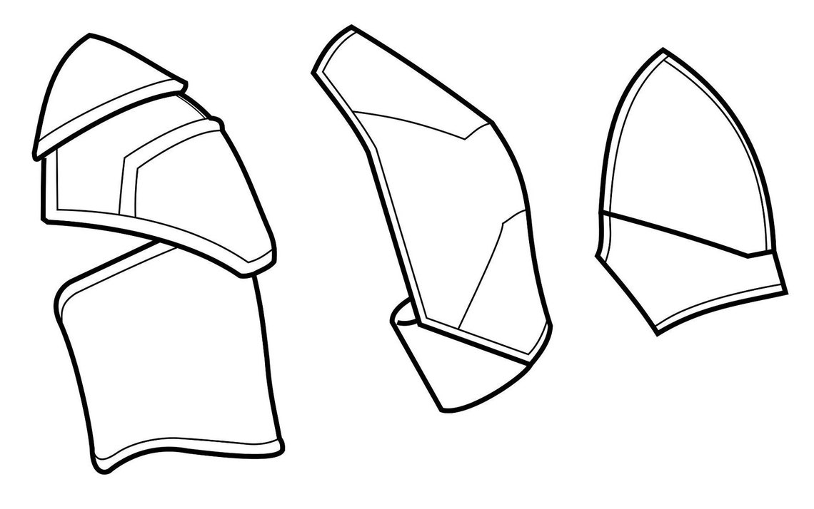 PATTERN: Pauldron in 3 Styles | Etsy