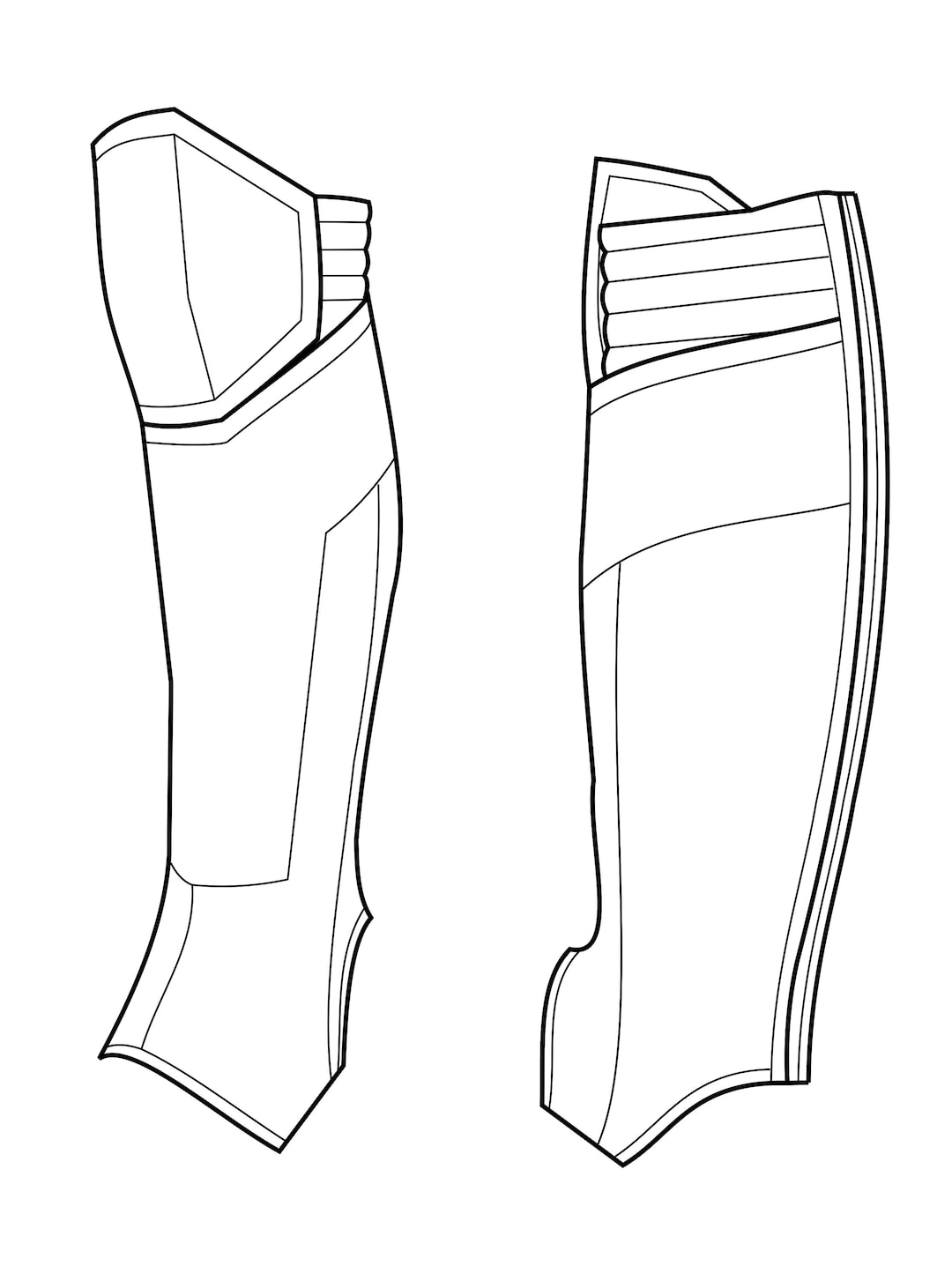 PATTERN: Fitted Boot Cover With Knee Cap - Etsy