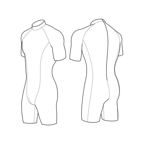 Men's Bodysuit Sewing Pattern Pdf Dance Leotard Catsuit - Etsy