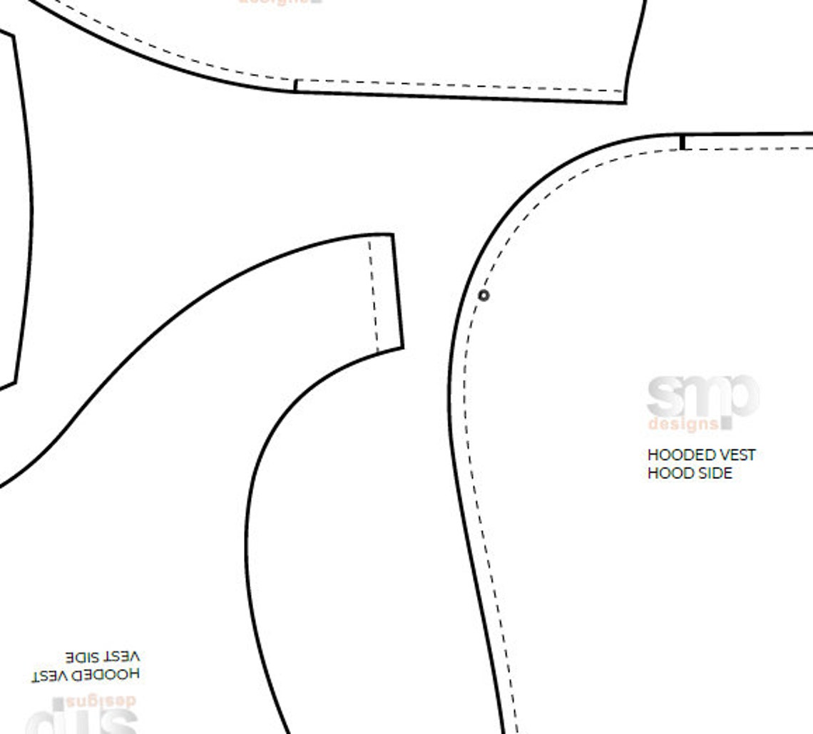 PATTERN: LARP Rogue Hooded Half Vest - Etsy