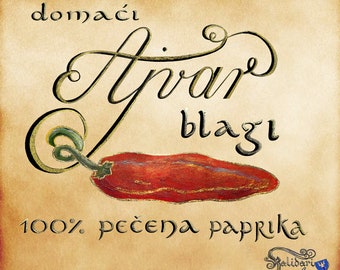 Chutney Jar Labels - Etsy