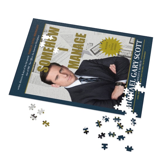 The Office Somehow I Manage by Michael Gary Scott Jigsaw Puzzle 252 500 1000 piece Etsy UK