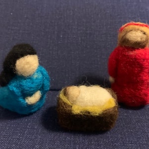 Felted Wool Nativity - Etsy