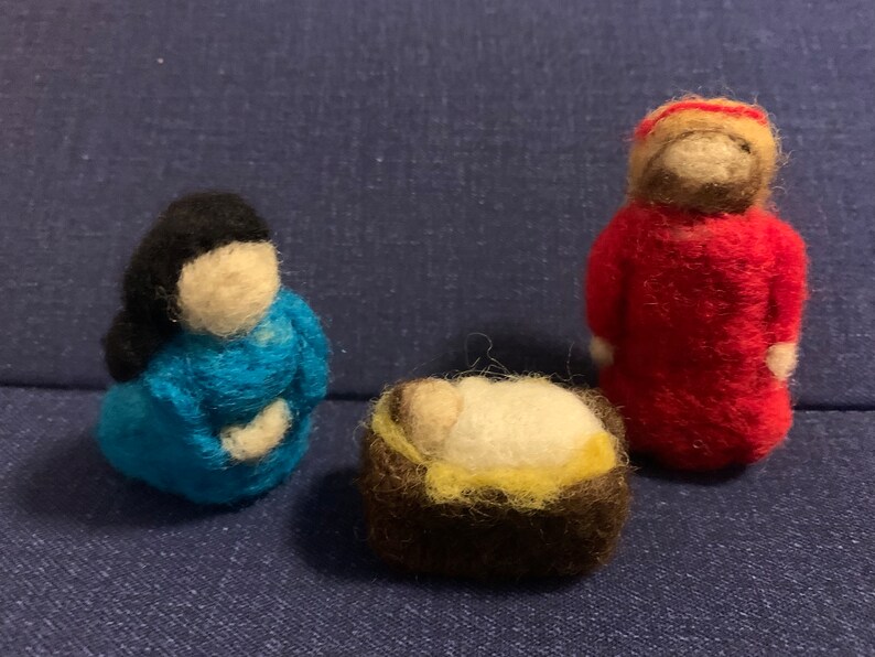 Felted Wool Nativity - Etsy