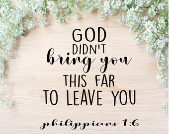 Philippians 1:6 Svg | Etsy