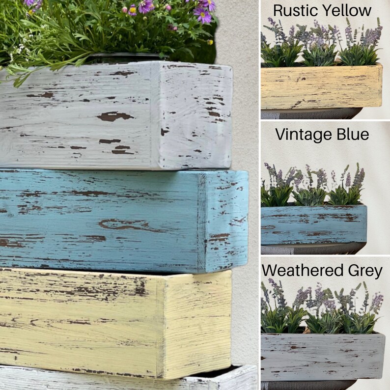 Cedar Railing Planter Box With Brackets Balcony Planter Box - Etsy