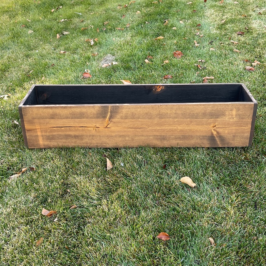 Large Wood Planter Box, Indoor/outdoor Planter Box Great for Flowers ...
