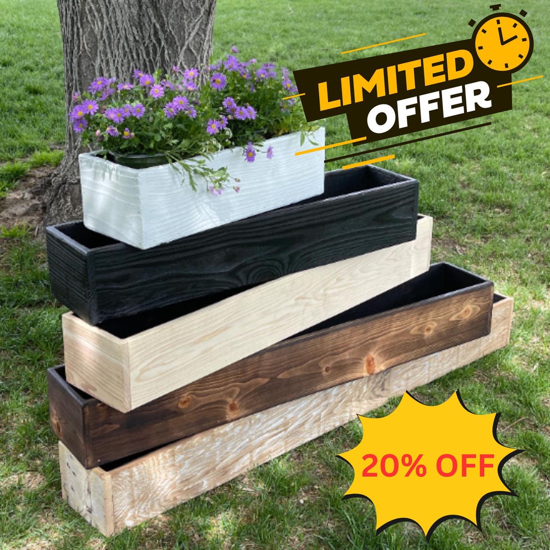 Cedar Planter Box, Reclaimed Wood, Indoor/outdoor Great for Herb ...