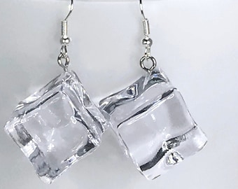 Ice Cube Earrings - Etsy