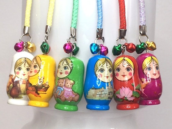 BAG CHARM Russian Doll Babushka Matryoshka Handbag Keychain | Etsy UK