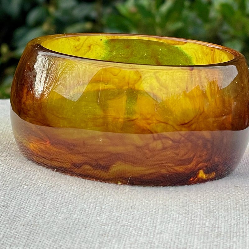 Acrylic Swirl Bracelet - Etsy UK