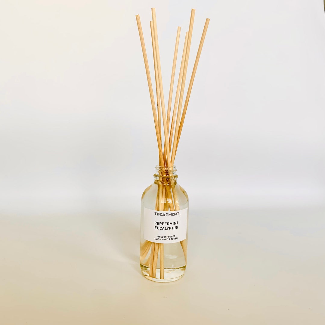 Peppermint Eucalyptus Reed Diffuser - Etsy