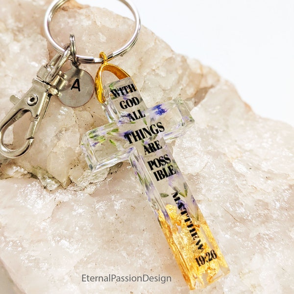 Bible Verse Keychain - Etsy