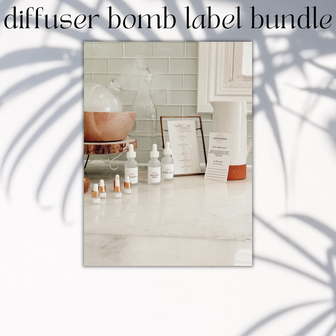 Diffuser Bomb Sample Labels Cards for Young Living Reps / Fall Diffuser ...