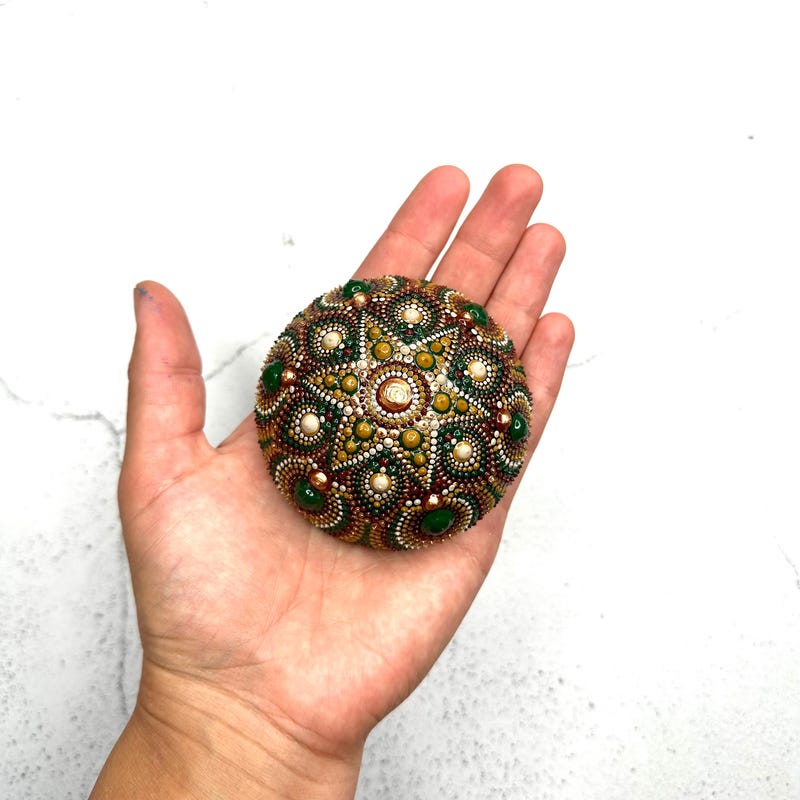 Dot Painted Stone - Etsy