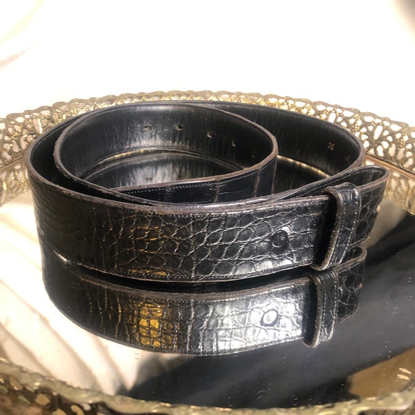 Faux Snake Skin Belt - Etsy