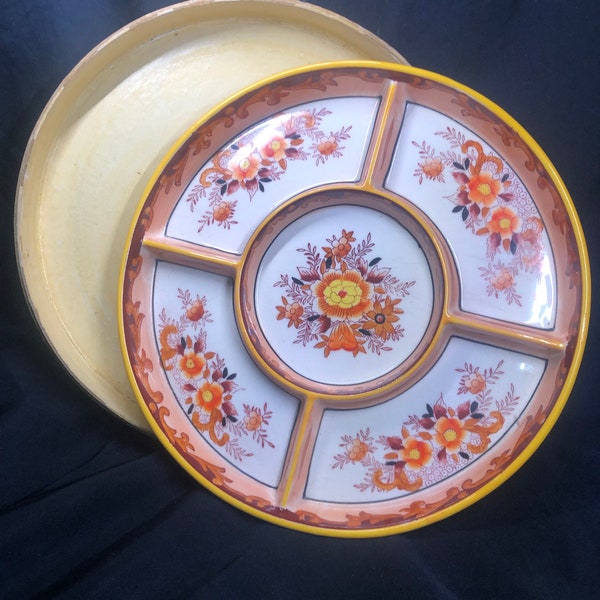 Ceramic Divided Serving Tray - Etsy