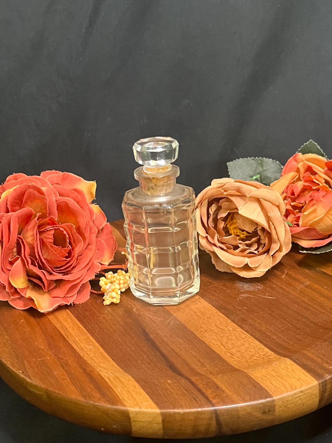 Antique 1920s Gabilla ‘sinful Soul’ Perfume Bottle -octagon Cut Glass W ...