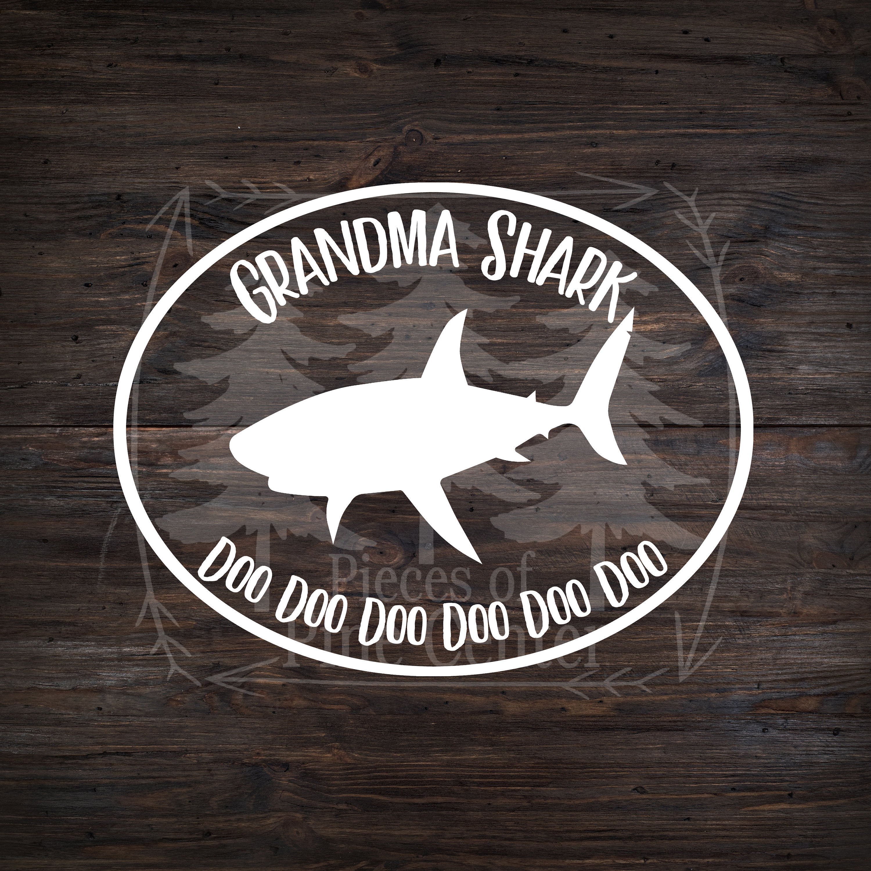 Baby Shark Decal Mommy Shark Daddy Shark Vinyl Decal | Etsy