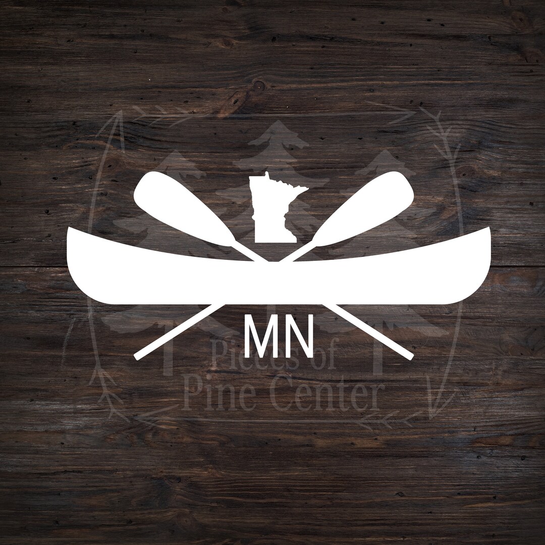 Canoe State - States - Customize Your State - Camping - Decal - Car ...
