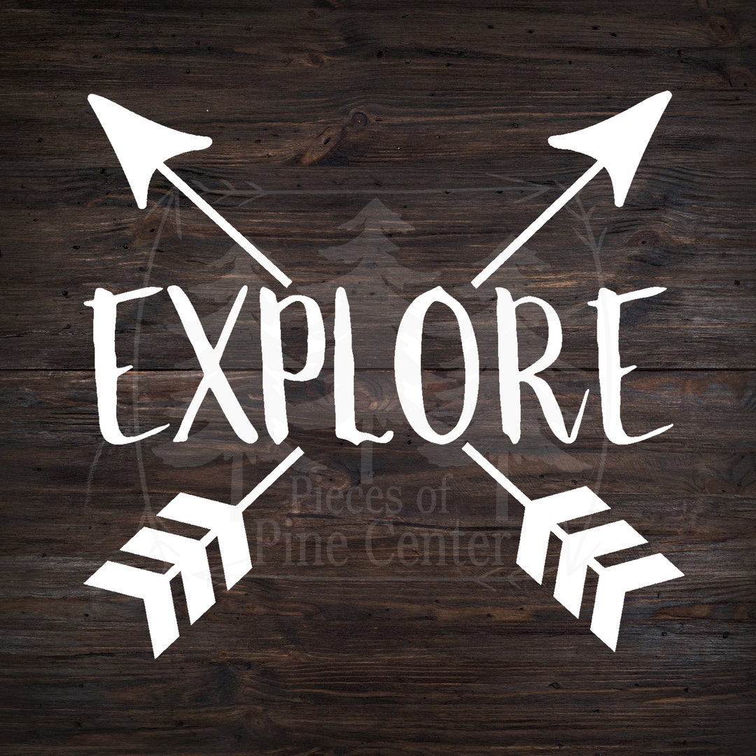 Explore Arrows Vinyl Decal – Laptop Sticker, Tumbler Decal - Etsy