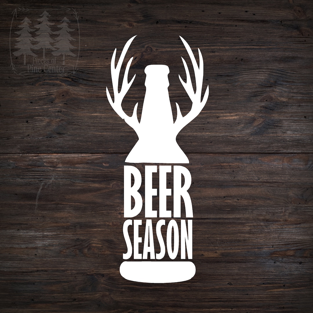 Beer Season - Beer - Country - Vinyl Decal - Cabin Decal - Etsy