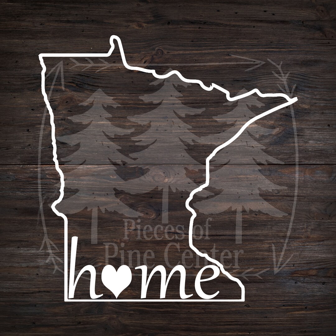 Minnesota Home State Decal – Laptop, Car, Wall Decor - Etsy