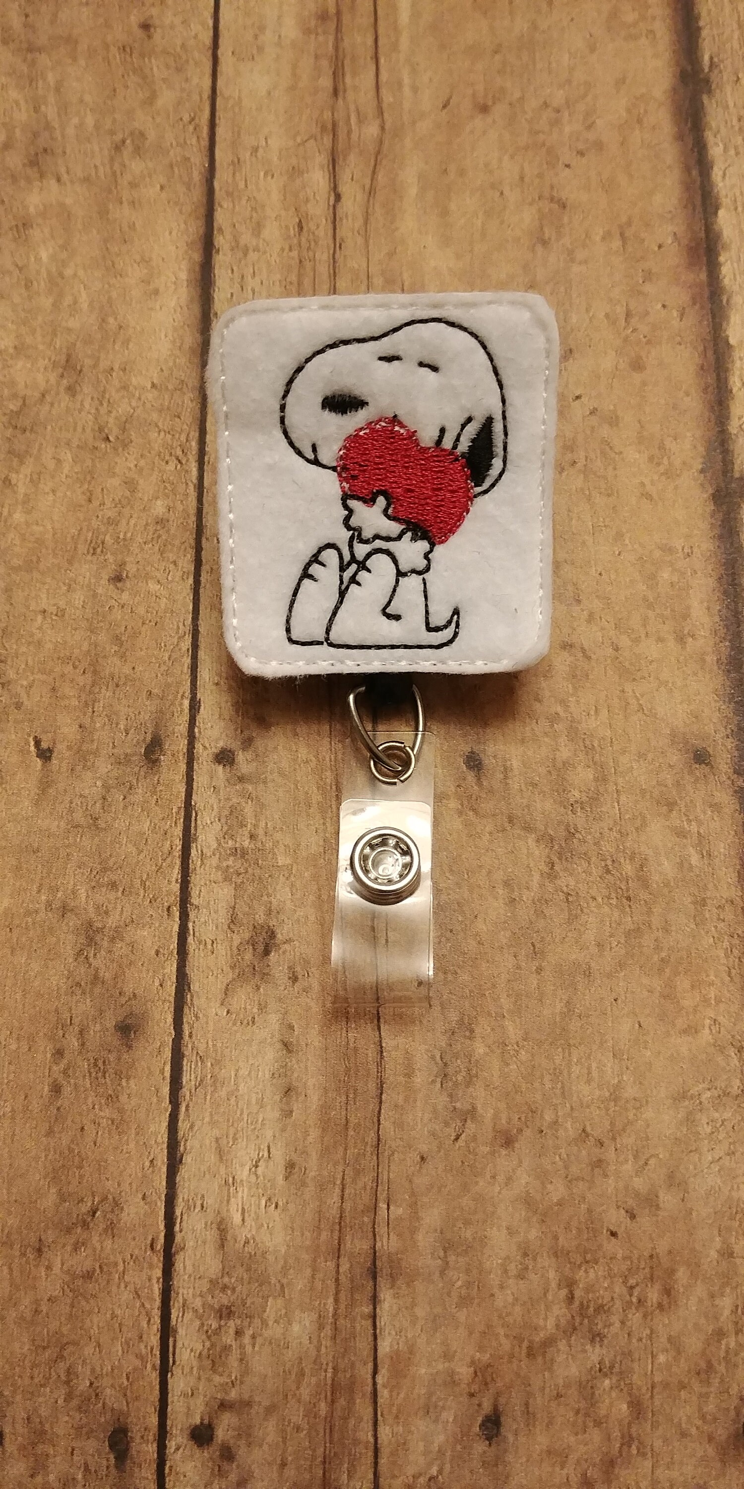 Snoop Badge Reel Snoopy ID Holder Nurse ID Tag Nurse Badge - Etsy