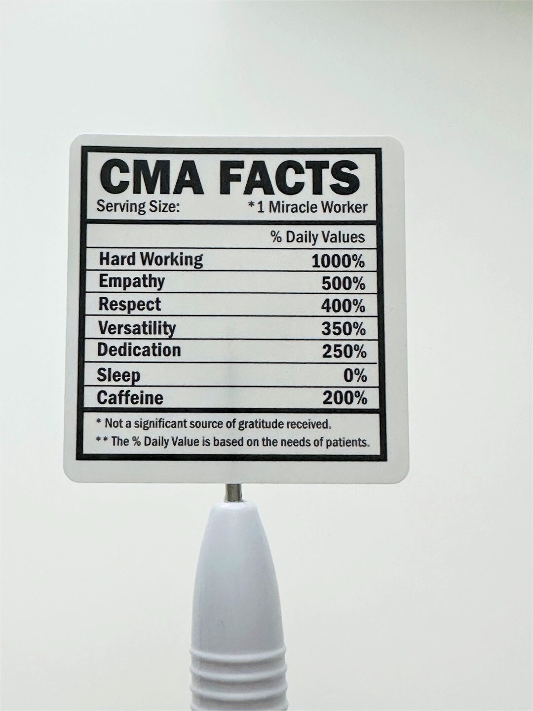 CMA Sticker, Vinyl Sticker, Waterproof Sticker, Decal, Medical Sticker ...