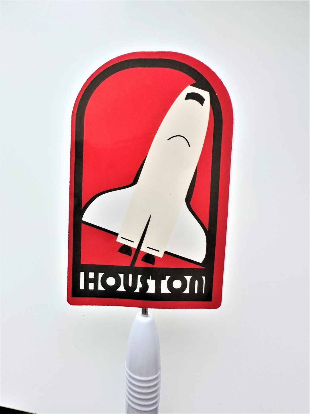 Houston Sticker, Space Shuttle Sticker, Vinyl Sticker, Waterproof ...