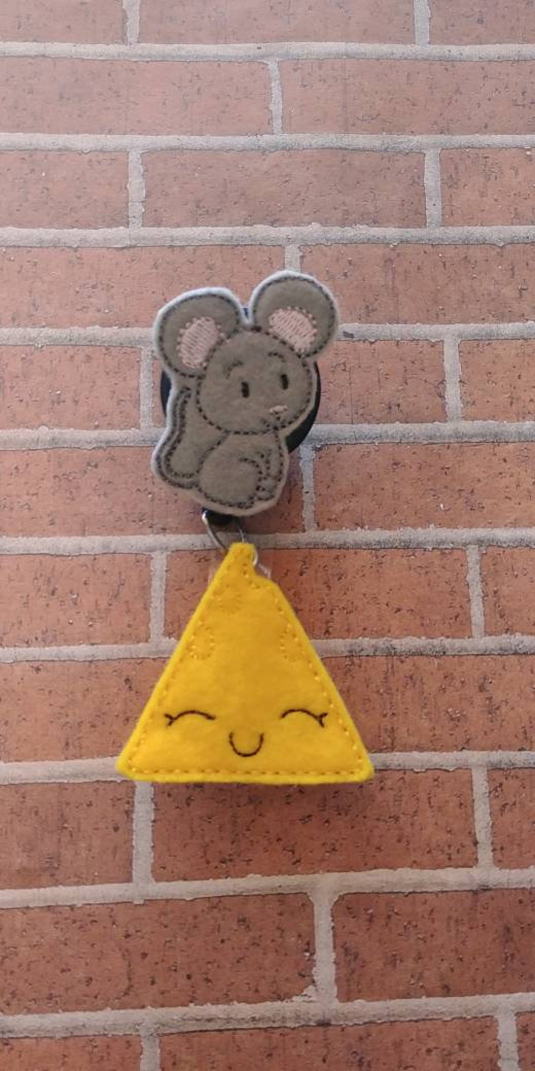 Mouse & Cheese Badge Reel Nurse ID Tag Nurse Badge Reel - Etsy