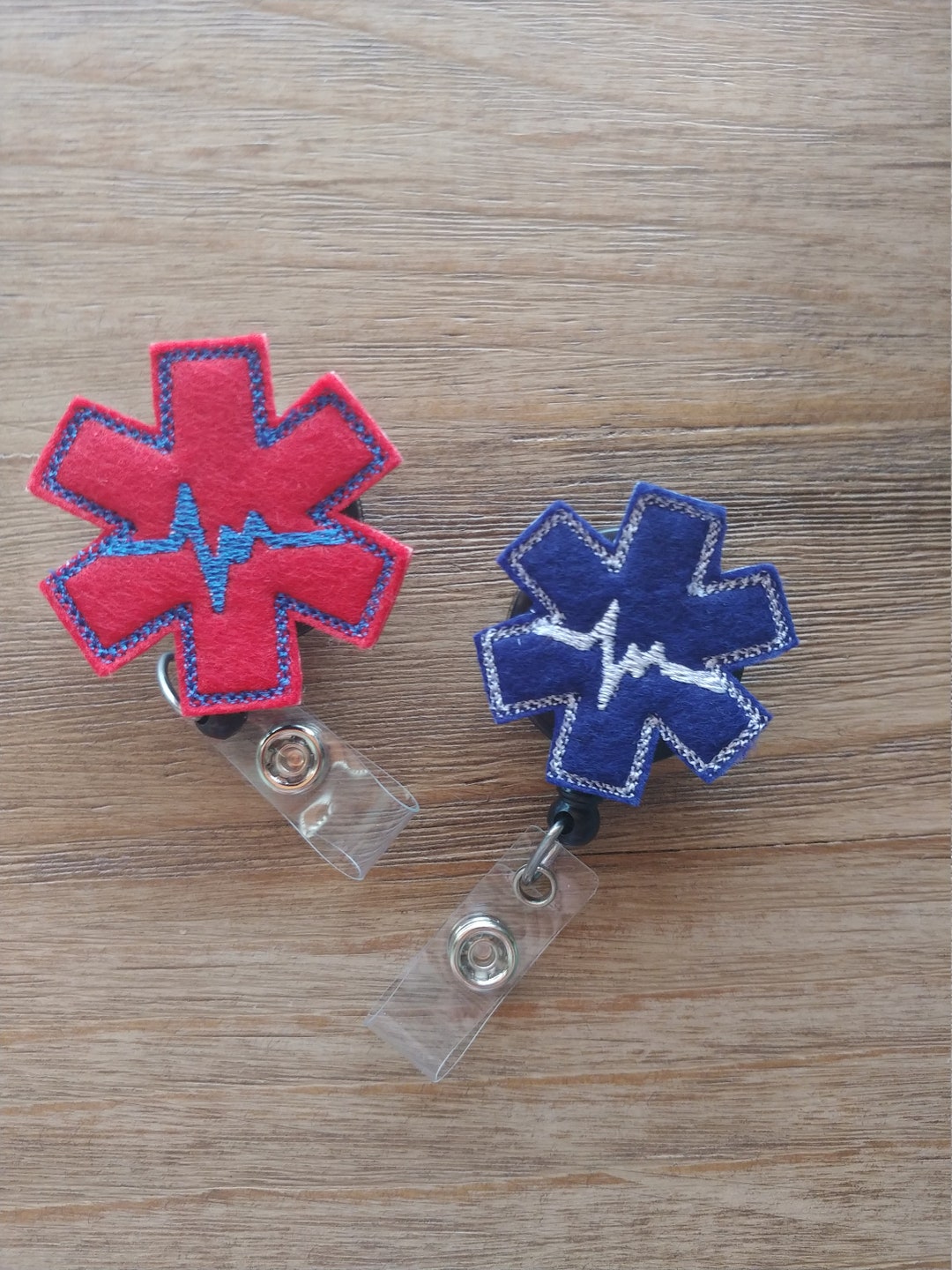 EMS Badge Reel, Star of Life Badge Reel, Medical Badge Reel ...