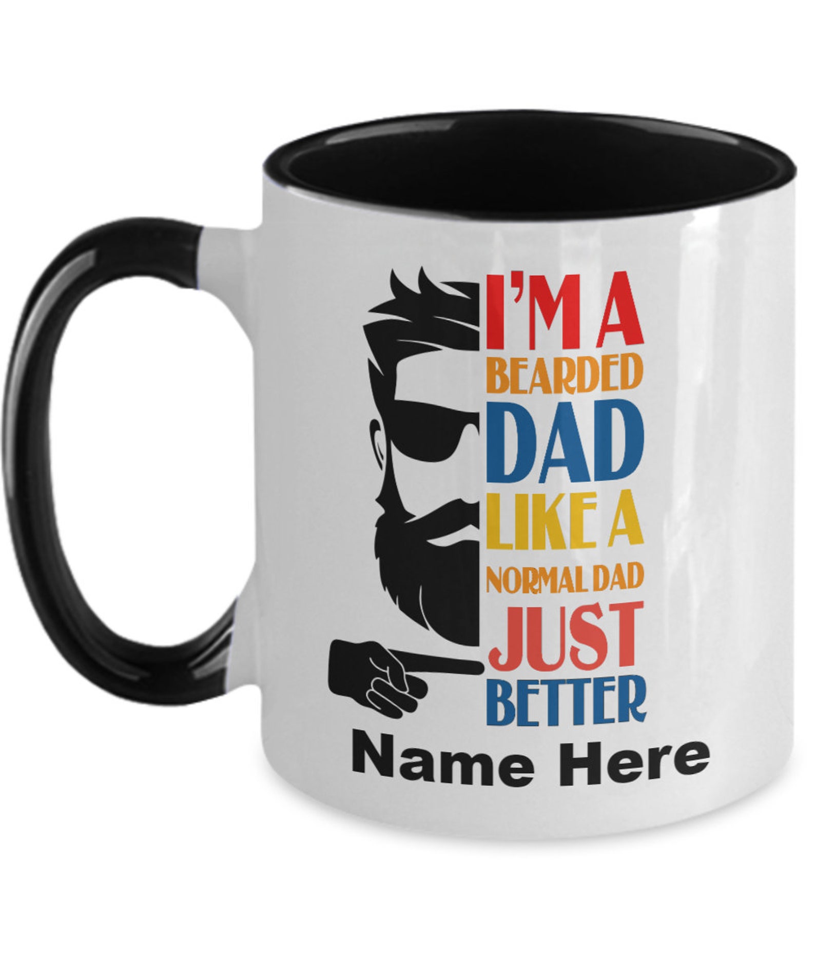 Personalized Funny Dad Mug Funny Mug For Dad Dad Funny Mug | Etsy