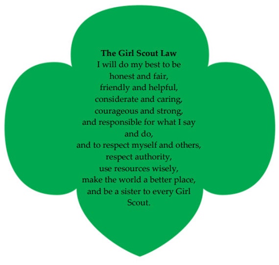 Girl Scout Trefoil Template For Volunteers And Troop Leaders | Girl