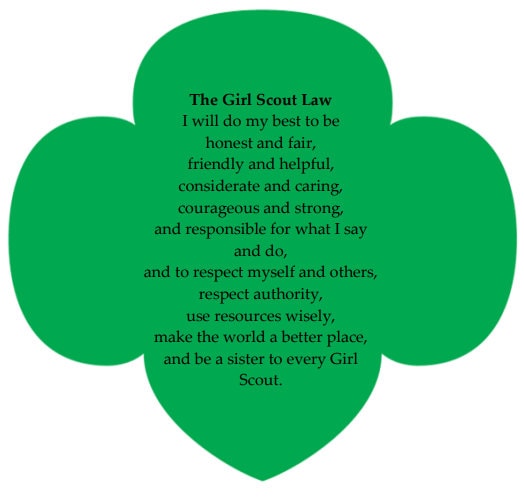 Girl Scout Law Craft