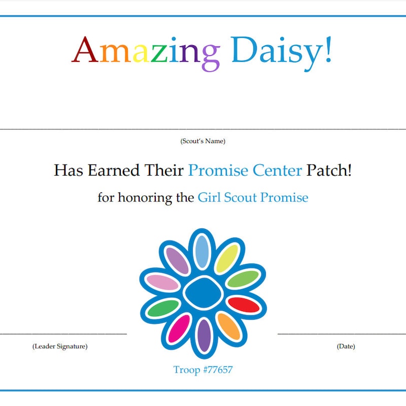 Girl Scout Daisy - Etsy