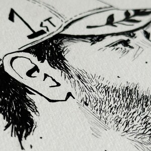 Daniel Ricciardo F1 Drawing ORIGINAL - Etsy