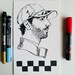 Daniel Ricciardo F1 Drawing ORIGINAL - Etsy
