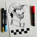 Daniel Ricciardo F1 Drawing ORIGINAL - Etsy