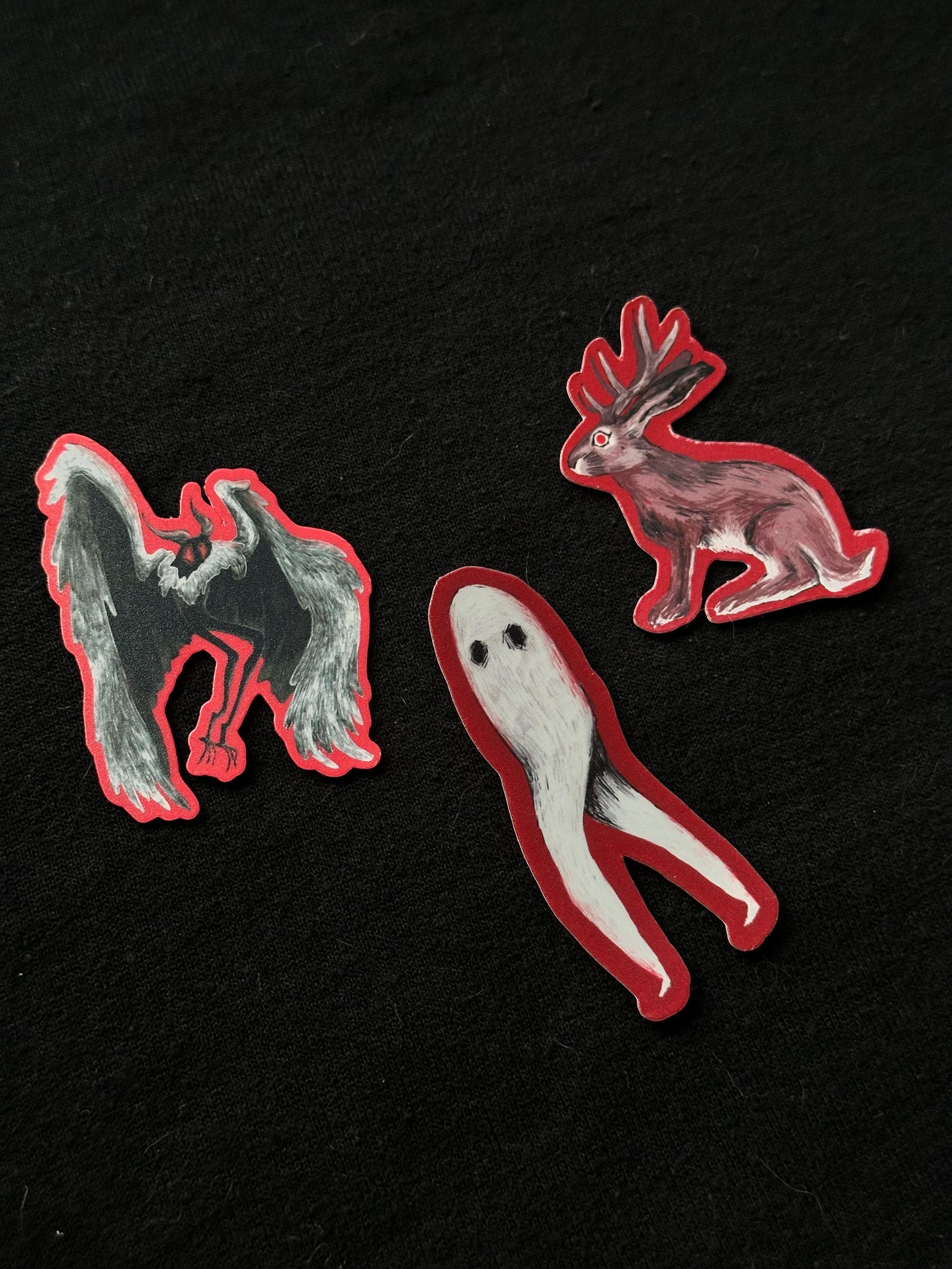Cryptid Sticker Pack - Etsy