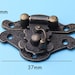 1set Box Lock Antique Brassbag Lockbag Accessories Oxhorn Swing Latches ...