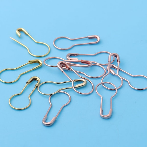 Copper Safety Pins - Etsy