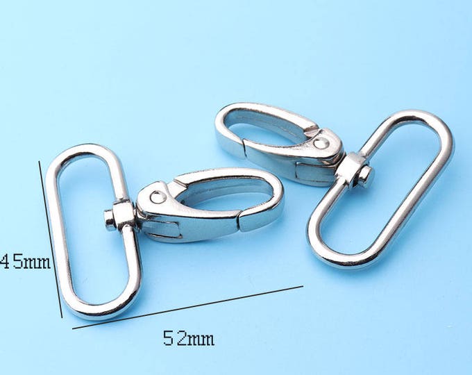 4pcs Webbing Clasp 1'3/4inch Swivel Clasp Trigger Snap Hook Clip Belt ...