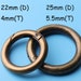 6pcs Bronze Spring O Ring Push Gate O Rings Snap Clip O-rings | Etsy