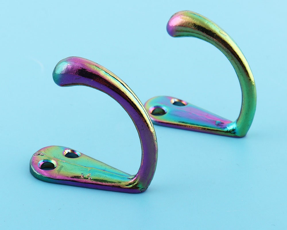 Wall Hooks Rainbow Wall Hanger Colorful Hangers Hat Hooks - Etsy