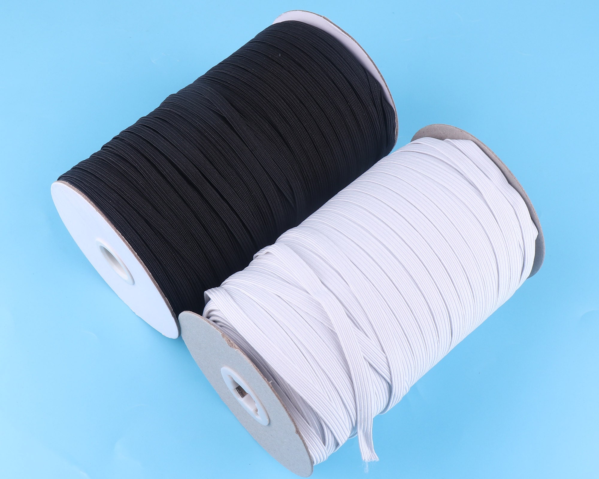 5mm White Flat Elastic Cord for Face Mask Stretch Cord Elastic - Etsy