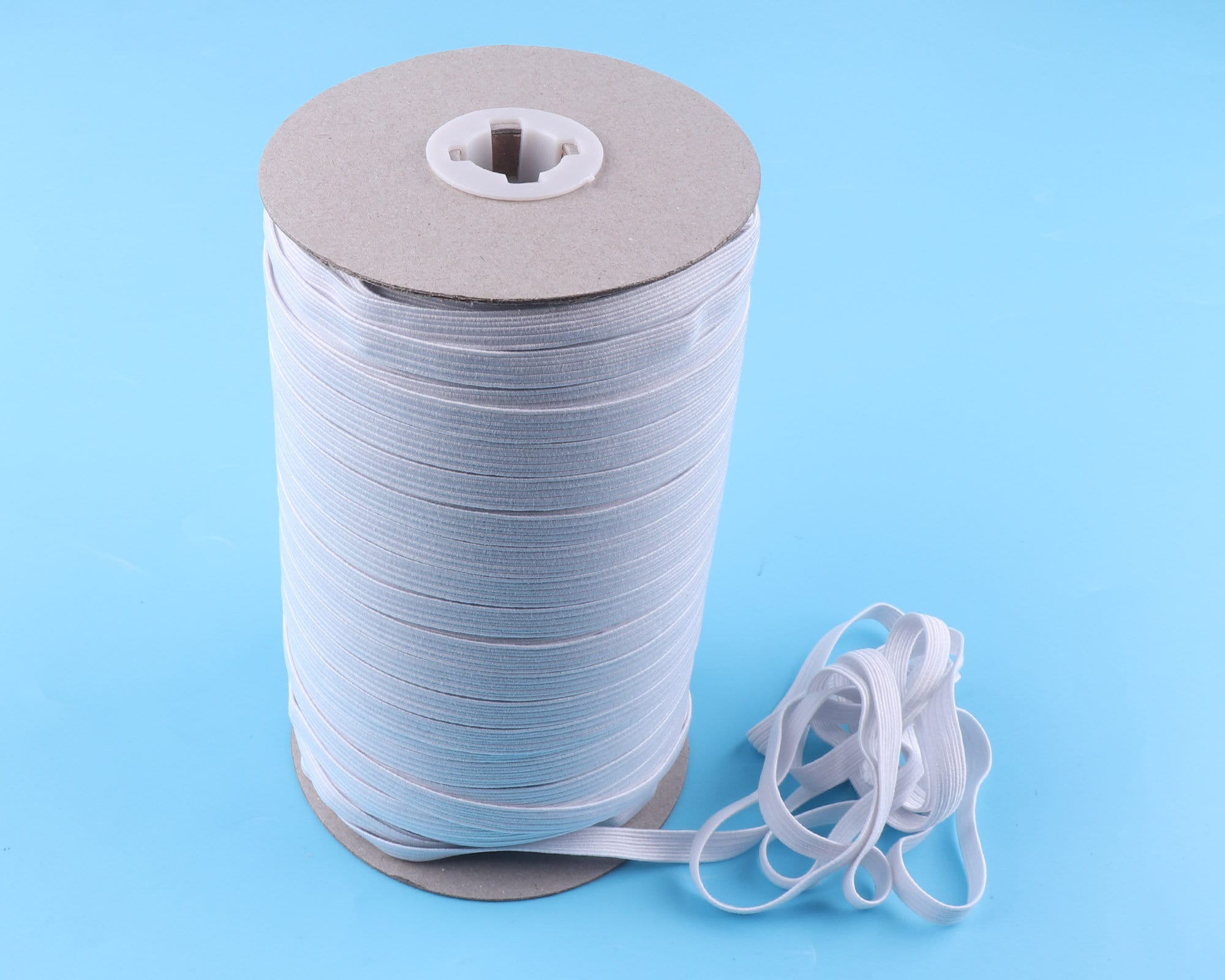 5mm White flat Elastic Cord for face mask Stretch Cord Elastic | Etsy