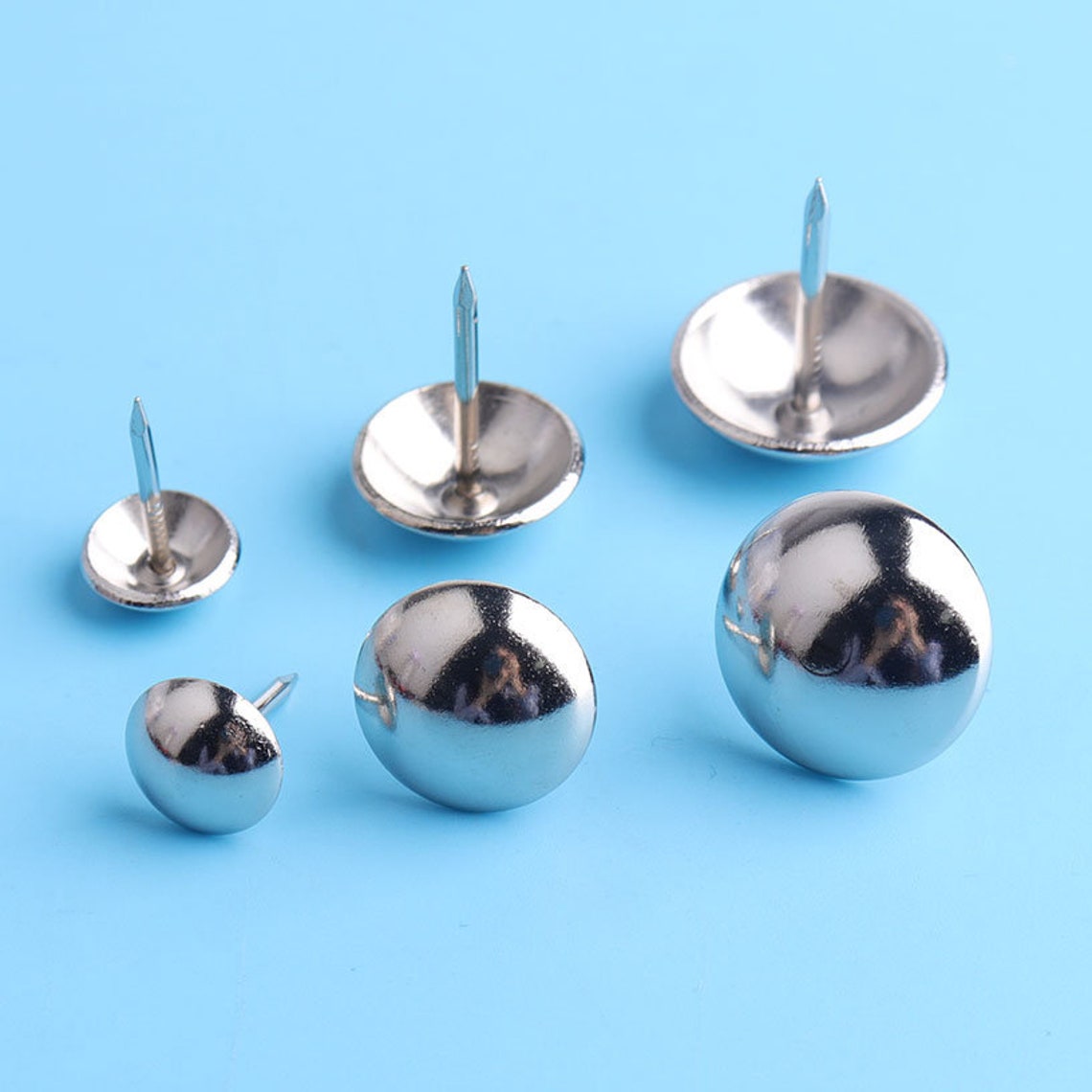Silver Plated Box Tacks Box Making Tacks Screw Nails Upholstery Tacks ...