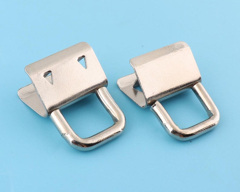 Key Fob Hardware20 Mm Webbing Buckle Leather End Crimp 10 - Etsy